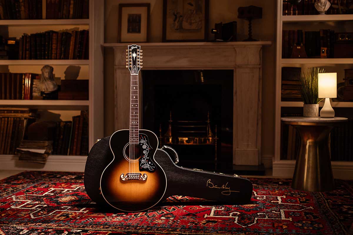 ギブソン、ブライアン・メイのシグネチャー・モデル“Brian May SJ-200 12-String”をリリース。全世界100本限定の12弦 ...