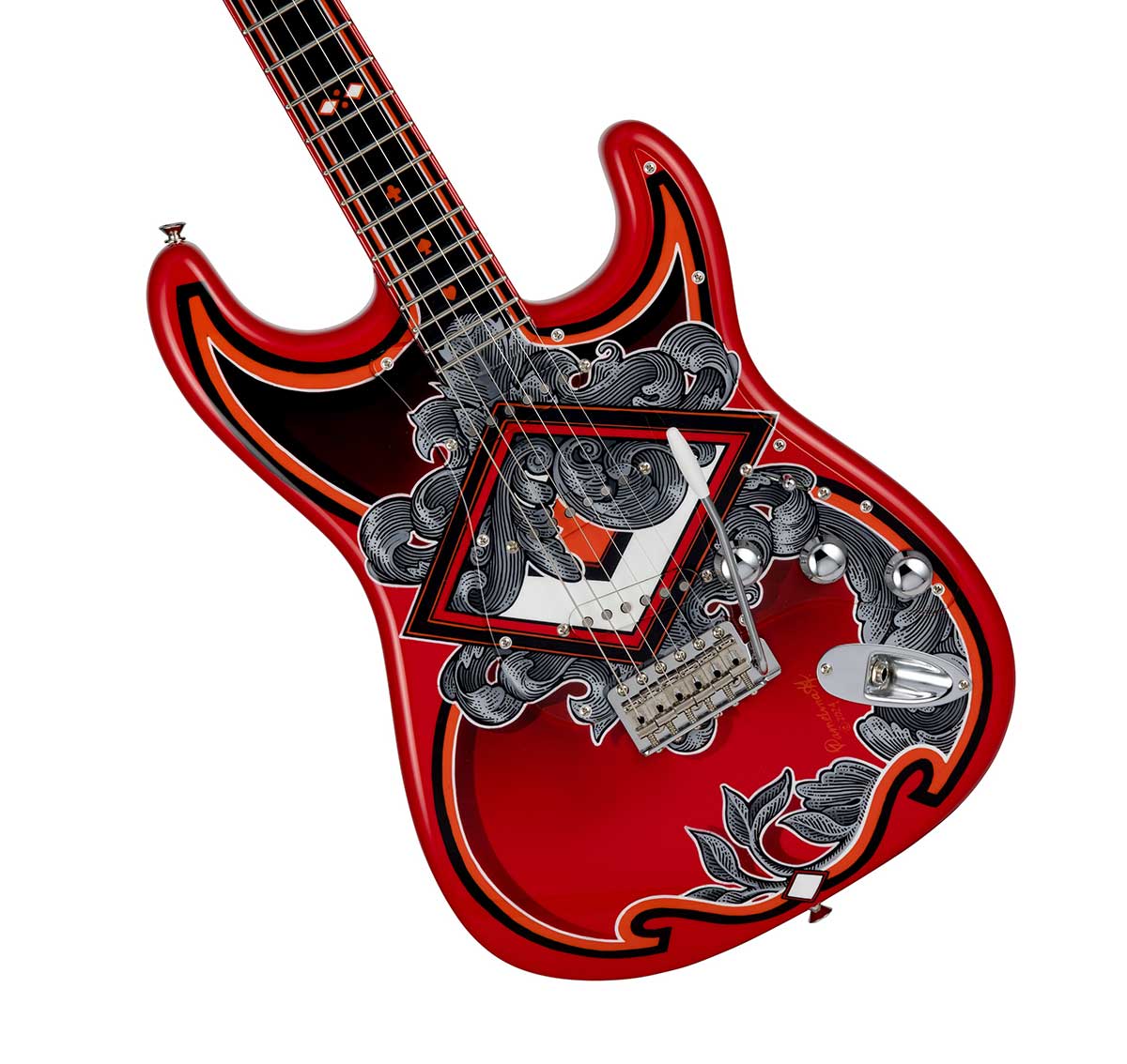 4本セット2200万円！ Fender Custom Shopがトランプ柄ギター“Deck O’ Cards Collection”を日本で ...