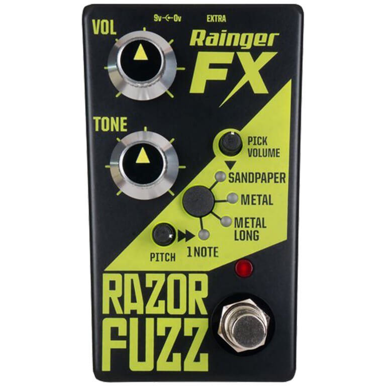 Rainger FXより、ゲート・ファズにユニークな“バーチャル・ピック機能”を追加したペダル、Razor Fuzzが登場 | ギター・マガジンWEB｜Guitar magazine