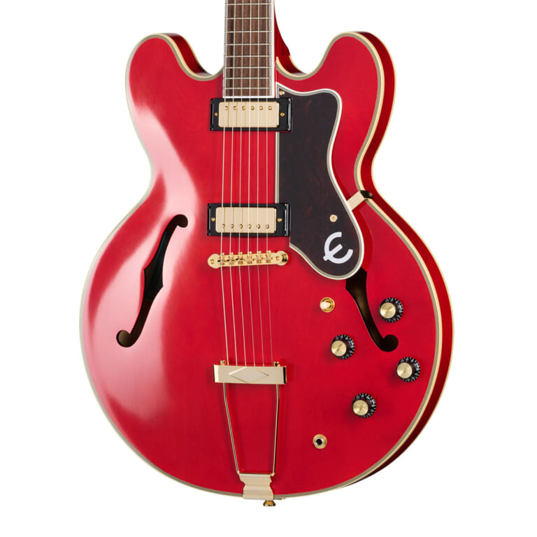 エピフォンより、オアシスのゲム・アーチャーの名を冠した“Masterbilt Gem Archer Sheraton”が登場 | ギター ...