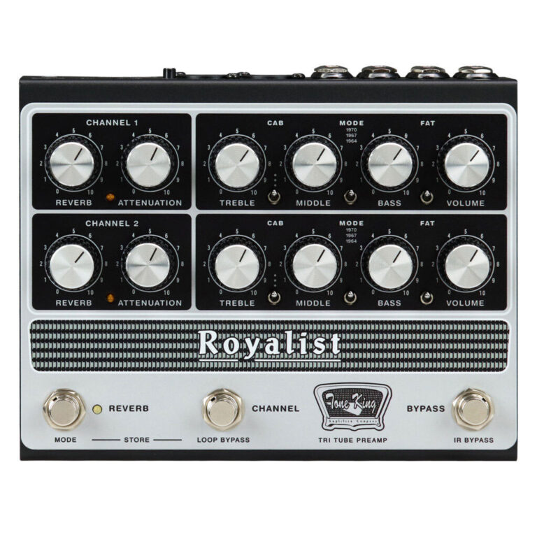 Tone Kingから、“RoyalistMKⅢ Amp”の真空管サウンドを足下サイズに集約した“Royalist Preampペダル”が登場 ...